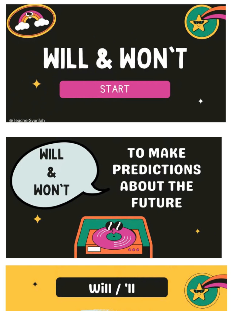 WILL and WON'T | PDF