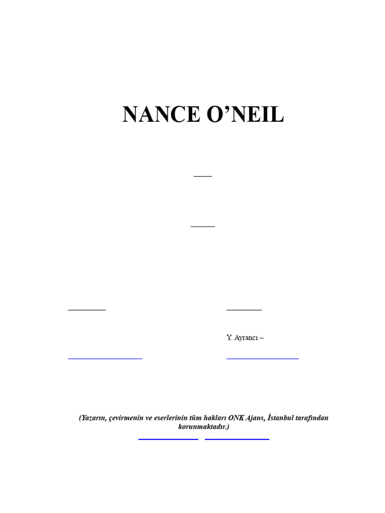 Nance ONeil-David Foley-Emel Aslan | PDF