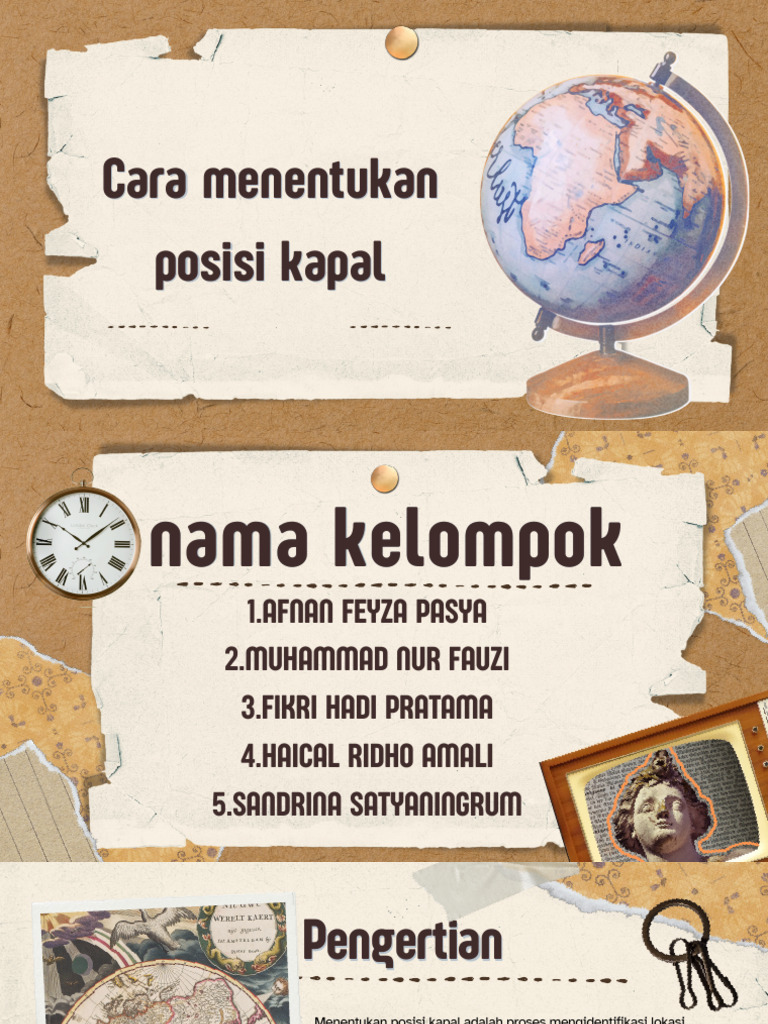 Menentukan Posisi Kapal (Plotting) | PDF