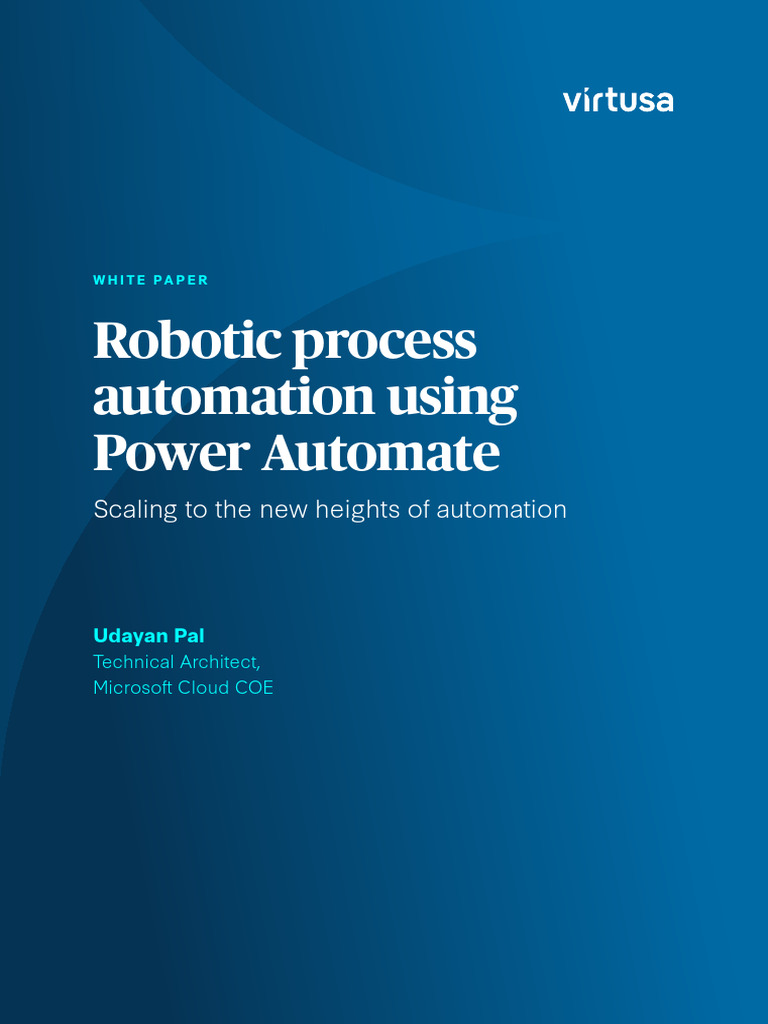 RPA Robotic Process Automation Using Power Automate | PDF | Automation | Cloud Computing