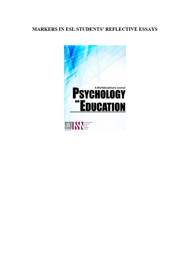 Examining Discourse Strategies and Stance Markers in ESL Students ...