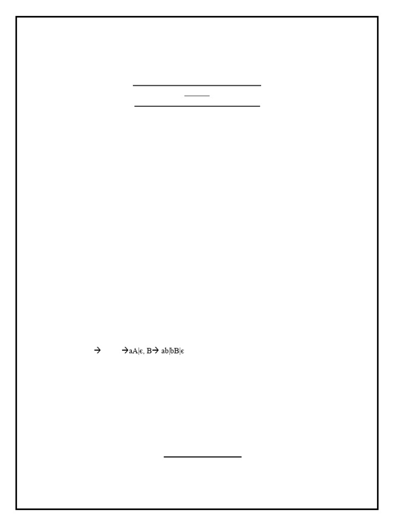 Alc Unit-2 Question Bank | PDF | Syntax | Syntax (Logic)