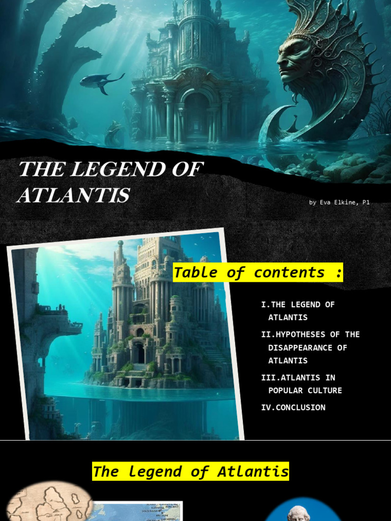 The Legend of Atlantis - Eva ELKINE P1 | PDF