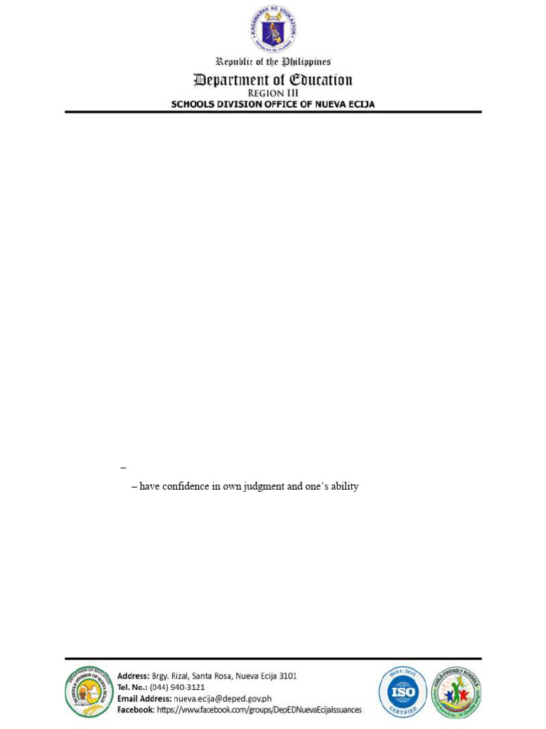 Tle He Cookery 9 10 TVL 11 12 q1 w1 Pecs | PDF | Entrepreneurship ...