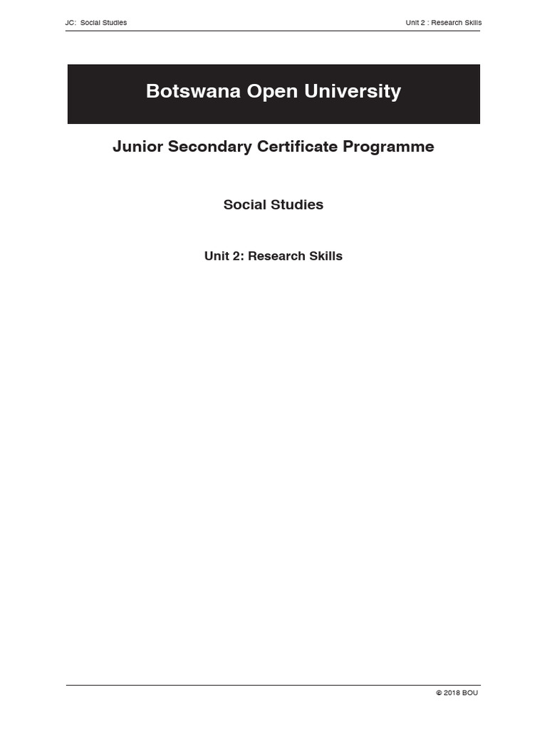 JC SS Unit 2 | PDF | Quantitative Research | Qualitative Research