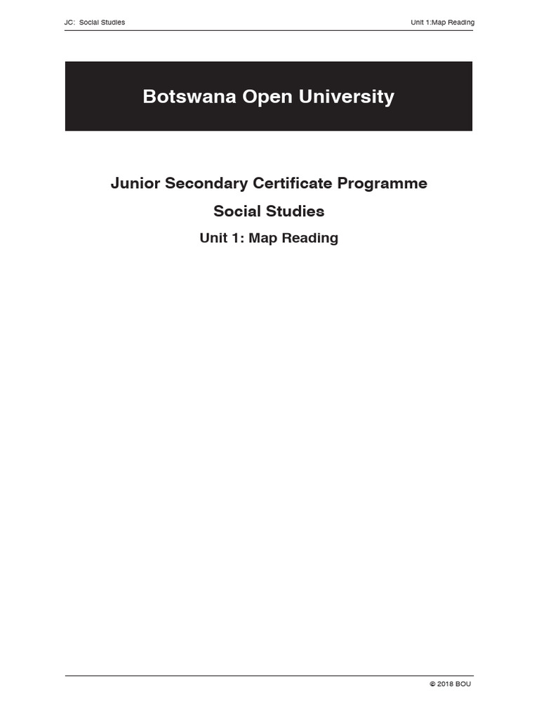 JC_SS_Unit_1 | PDF | Map | Geography