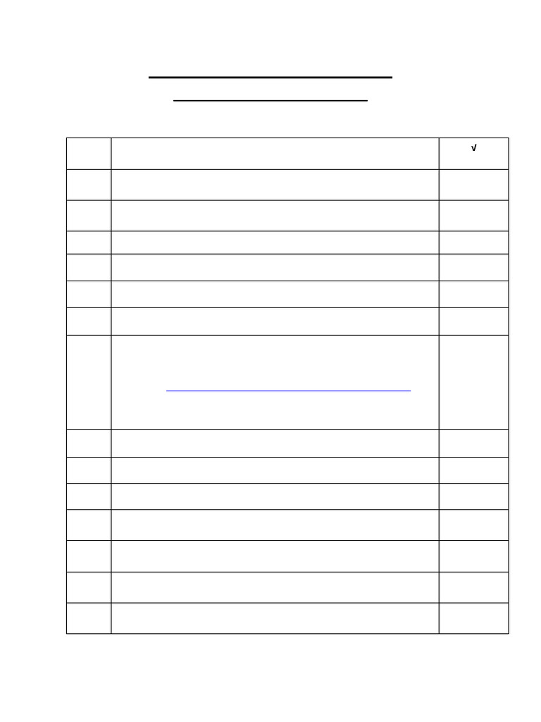 Checklist - 2024 Admissions | PDF