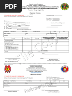 Latest PFT Form | PDF | Career & Growth