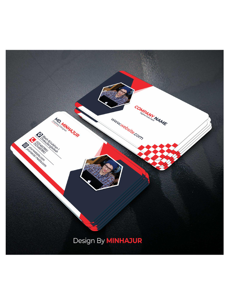 Professional Business Card Within 24 Hour Time.. | PDF