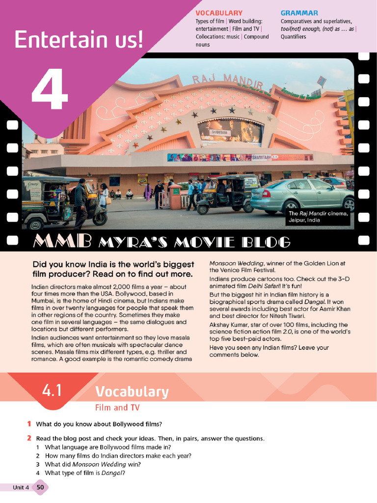 Wider World 3 SB Unit4 | PDF