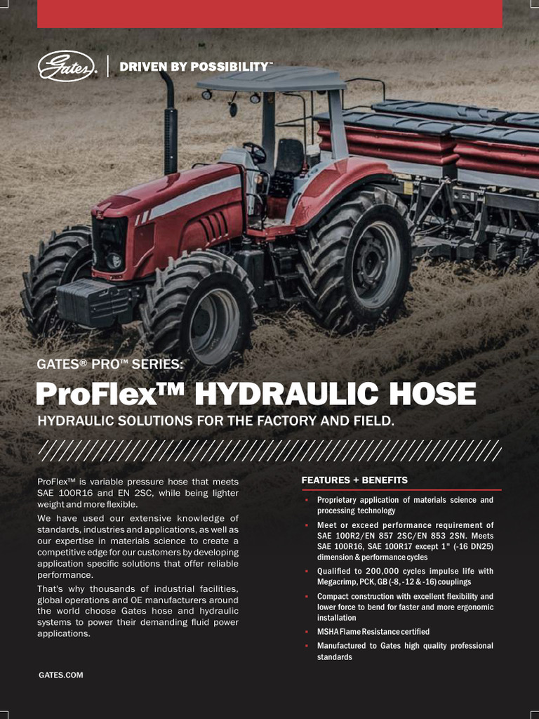 ProFlex™ Hydraulic Hose Overview | PDF | Hose | Materials
