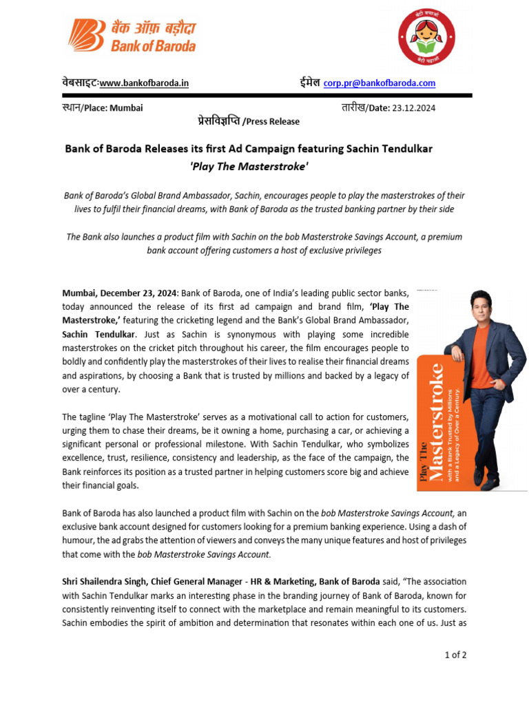 Media-Release-The Masterstroks-23-12-2024-24-32 | PDF | Promotion And ...