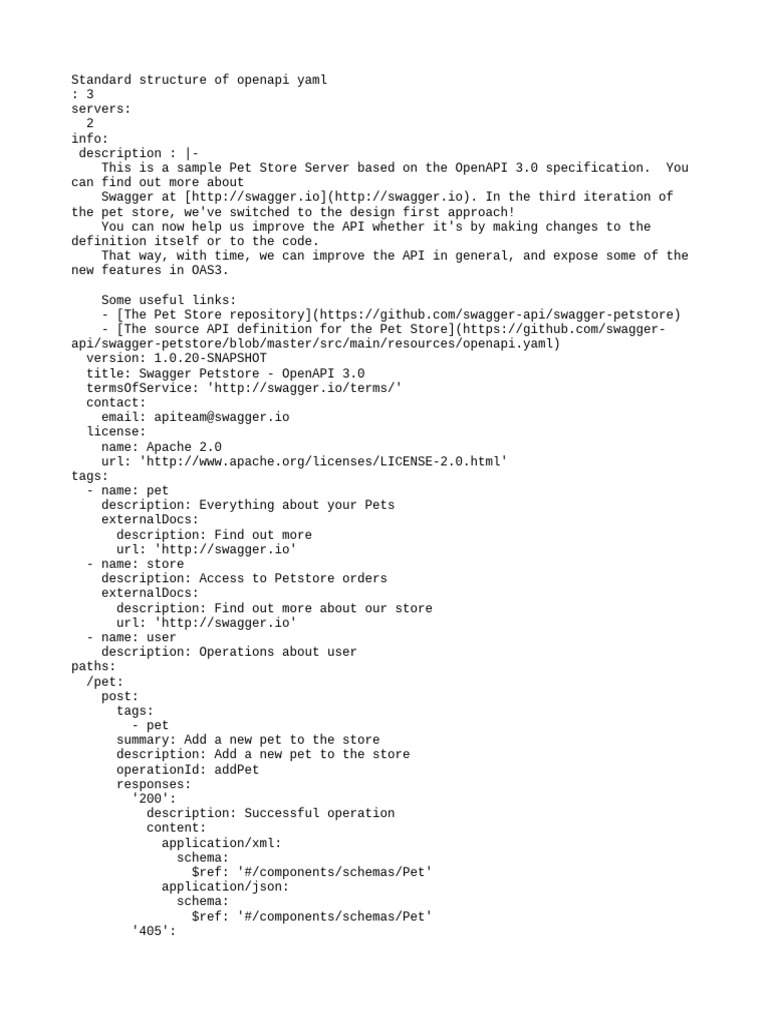 Openapi - New Design Structure - Yaml | PDF | Xml Schema | Json