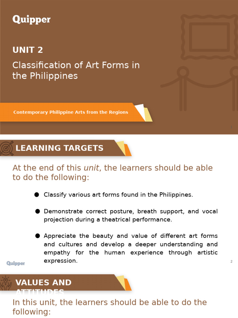 Philippine Contemporary Art Forms Overview | PDF | Elements Of Music ...
