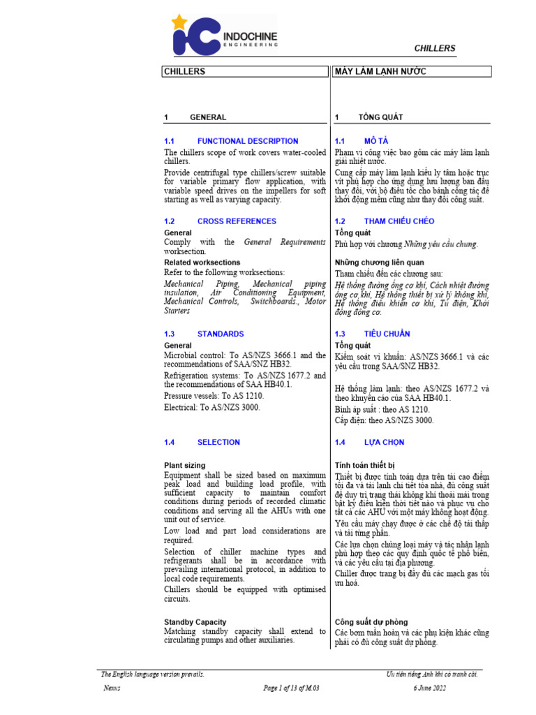Ice-Tn-Me-Spc-Tt-000003 Chillers | PDF