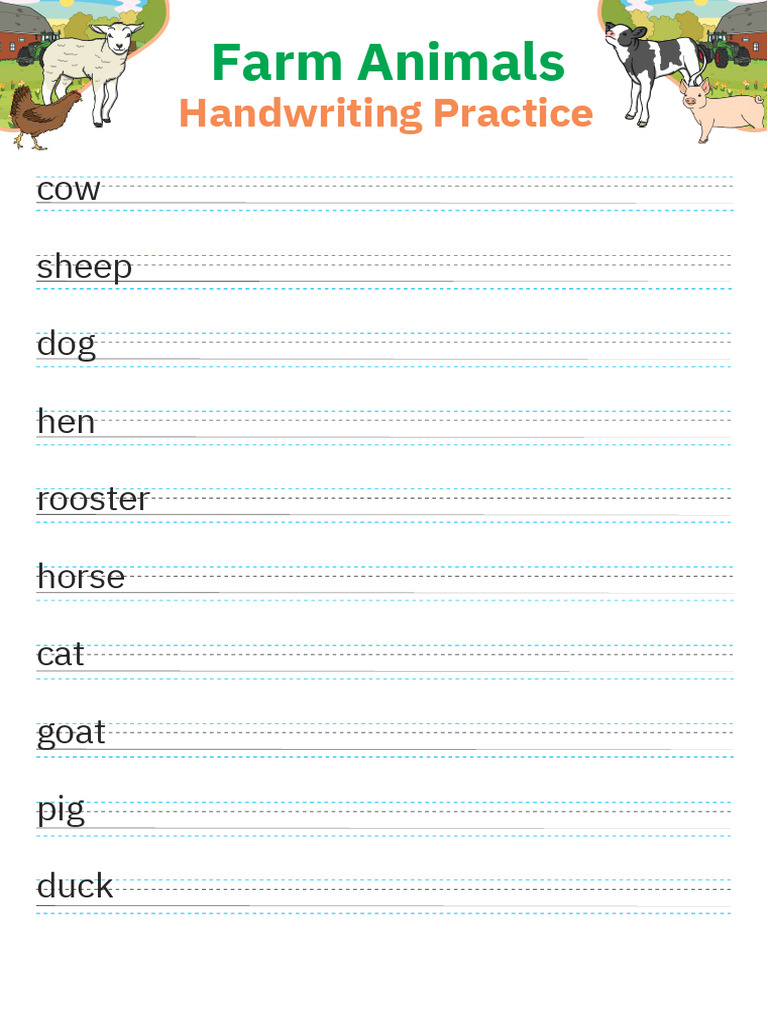 Farm Animals | PDF