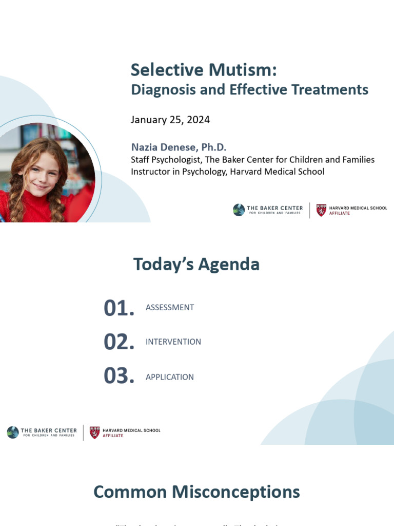 Selective Mutism - Diagnosis and Effective Treatments | PDF | Mental ...