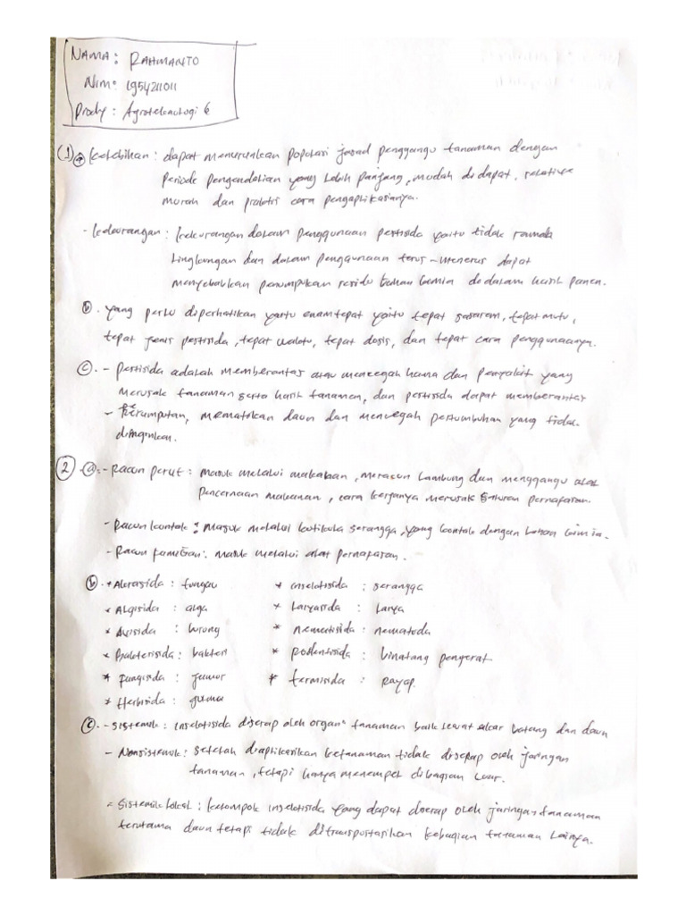 Mid Matkul Pestisida | PDF