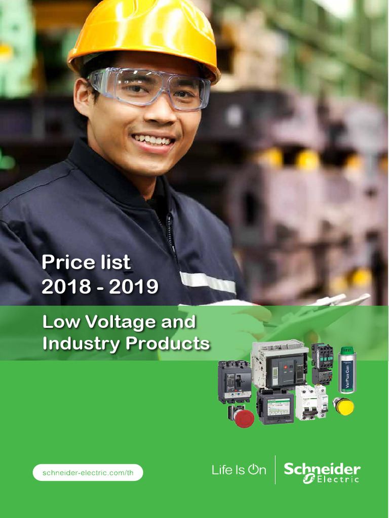 Schnider Price List Low Voltage 2018-19 | PDF