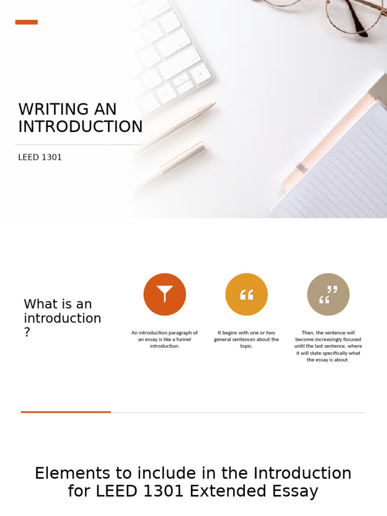 Writing an Introduction | PDF