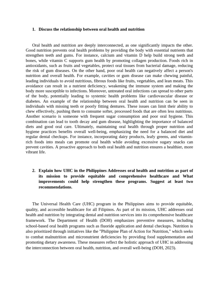 Jecil Soligan - Written Activity | PDF | Oral Hygiene | Dentistry