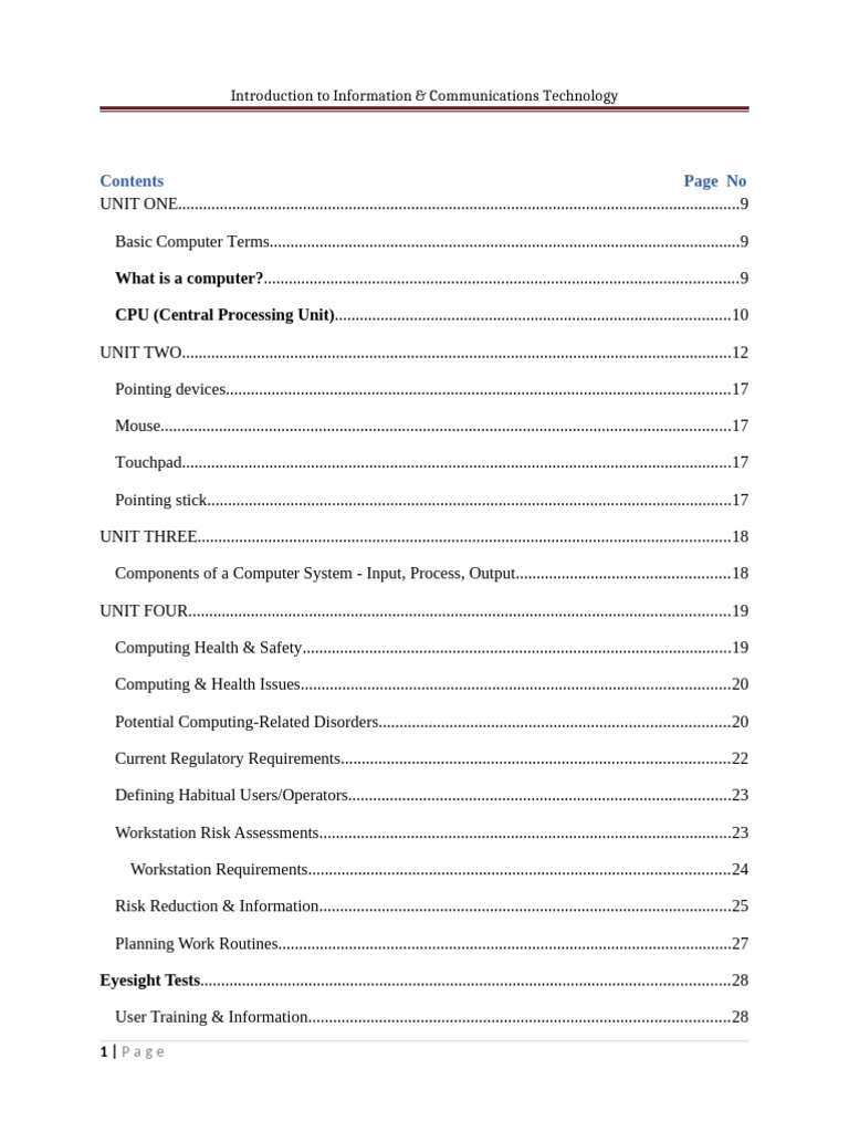 Information Technology NOTES | PDF | Operating System | Random Access ...