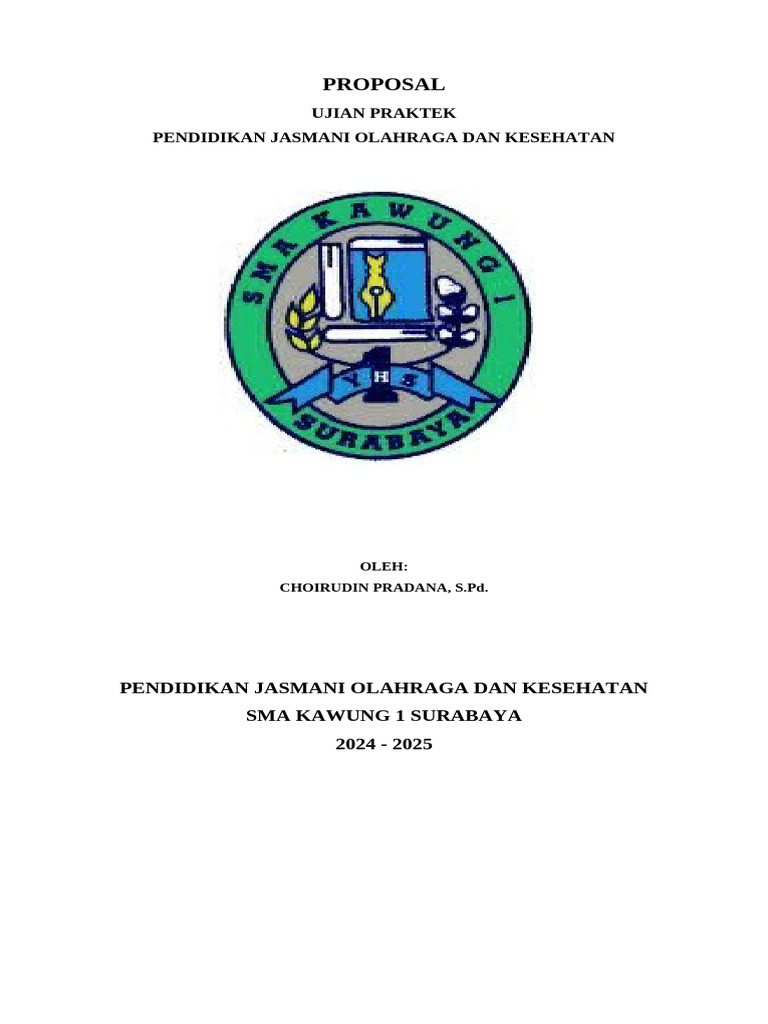 Proposal Ujian Praktek Kelas Xii | PDF
