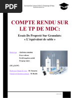TP Equivalent de Sable | PDF