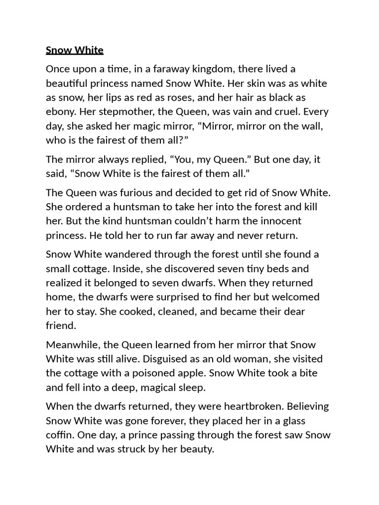 Snow White | PDF