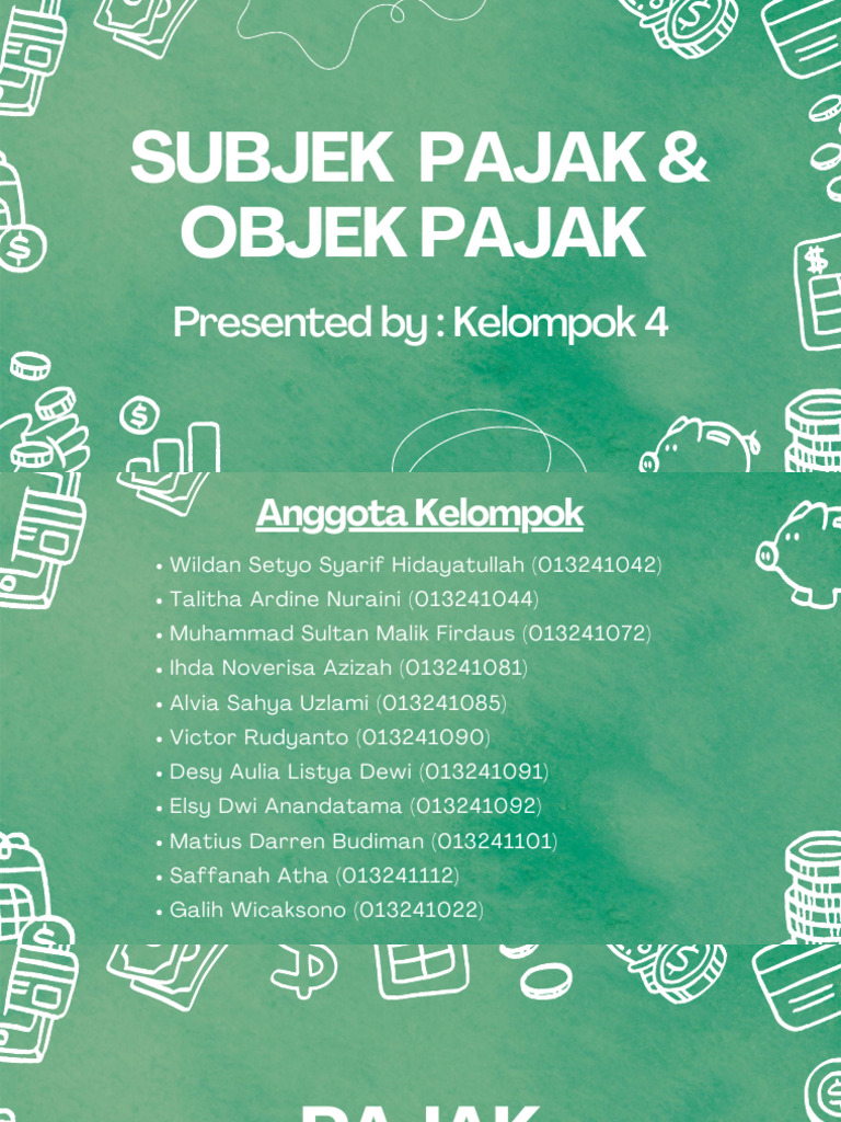 Subjek dan Objek Pajak Penghasilan | PDF