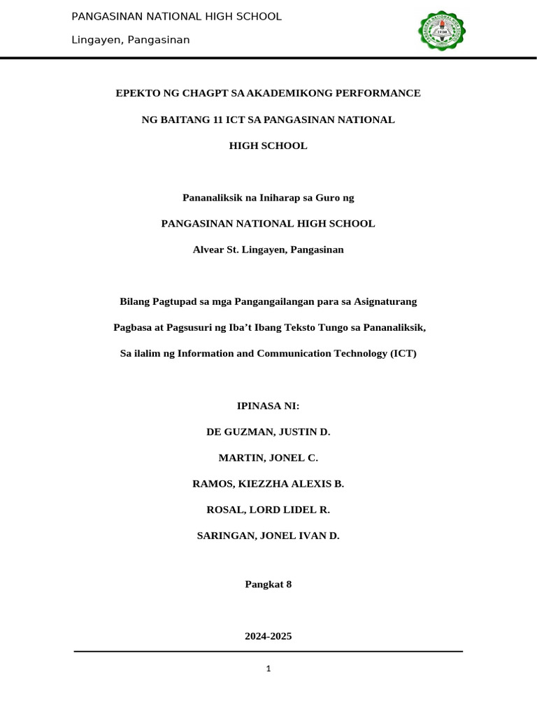 Pangkat 8 11-ICT 2 | PDF