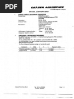 UN3363 Safety Data Sheet Summary | PDF | Dangerous Goods | Toxicity