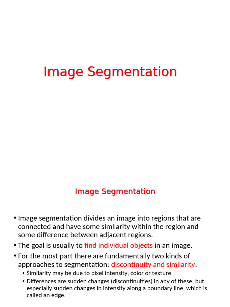 Image Segmentation Techniques Explained | PDF | Image Segmentation | Computer Vision