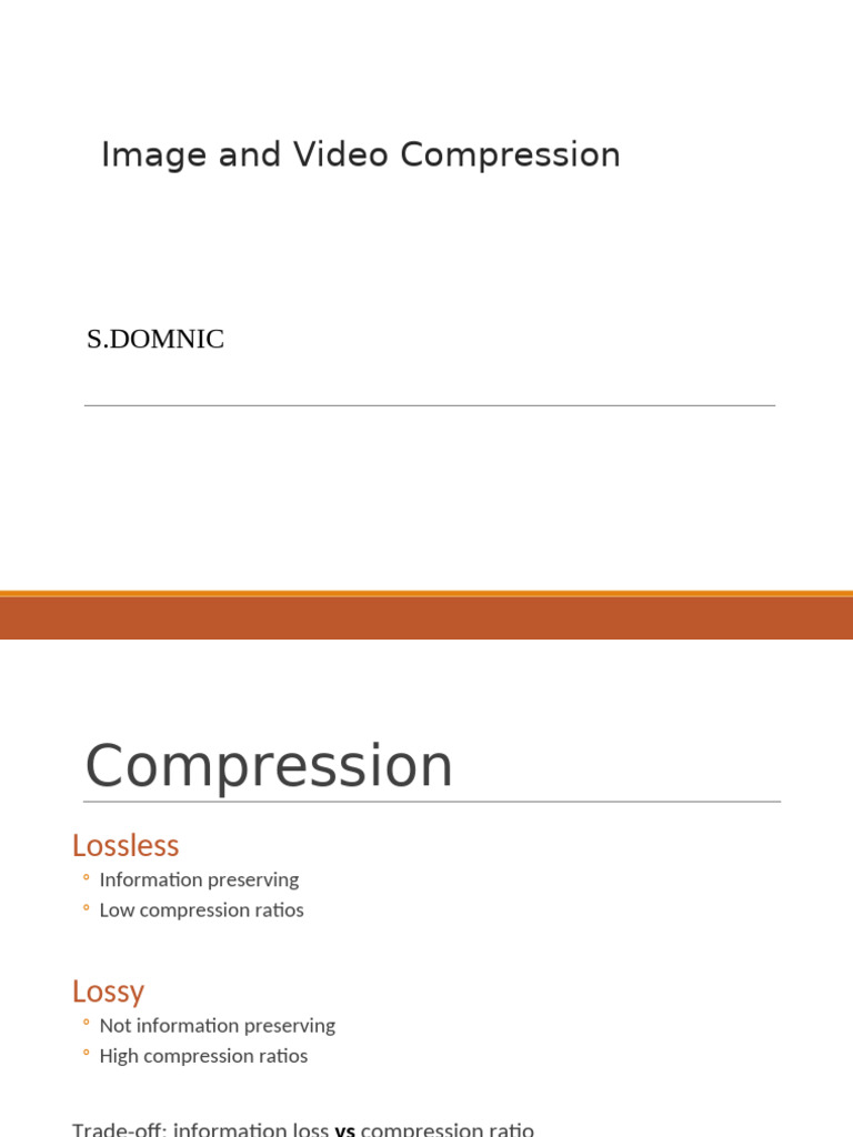 Domnic Image&Video Compression 2022 | PDF | Data Compression | Code