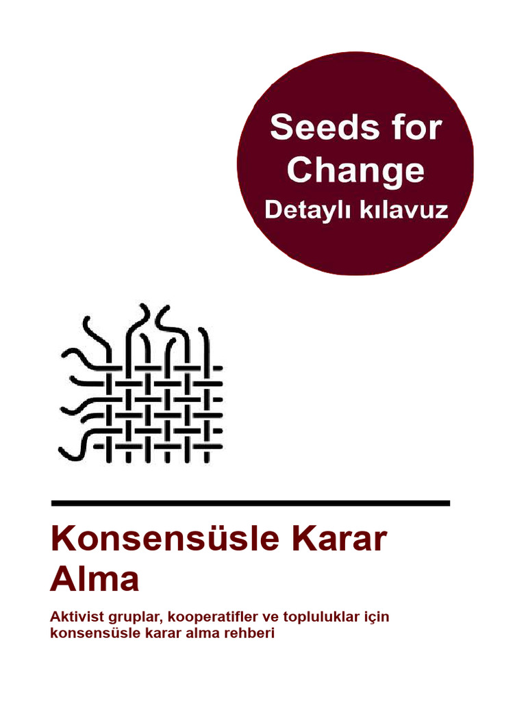 Konsensusla Karar Alma Rehberi | PDF