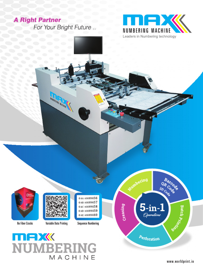 Max Numbering Machine | PDF