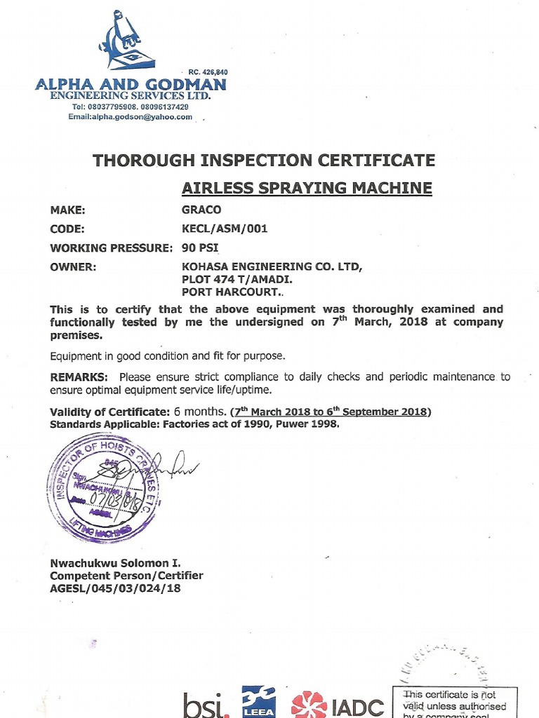 Airless Spraying Machine | PDF