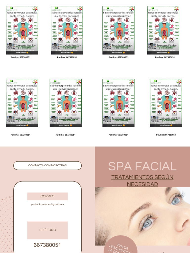 quantum y spa facial junto | PDF