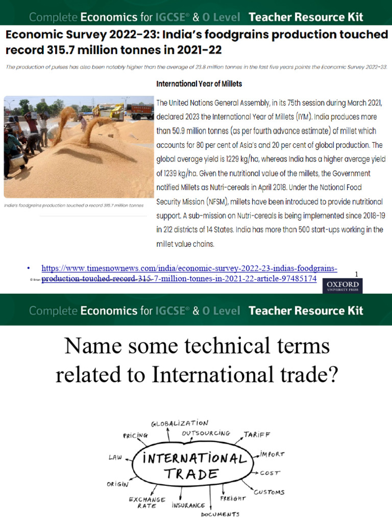 6.1 International Specialization | PDF | Chocolate | United Arab Emirates