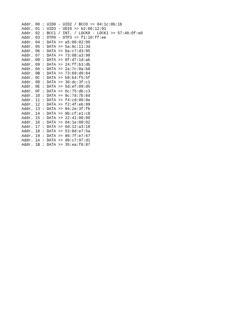Address Mapping for UID and Data | PDF