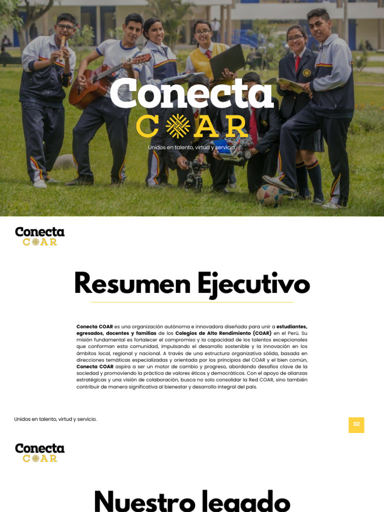 Conecta COAR - Presentación 2025 v3.0 | PDF | Sustentabilidad | Liderazgo