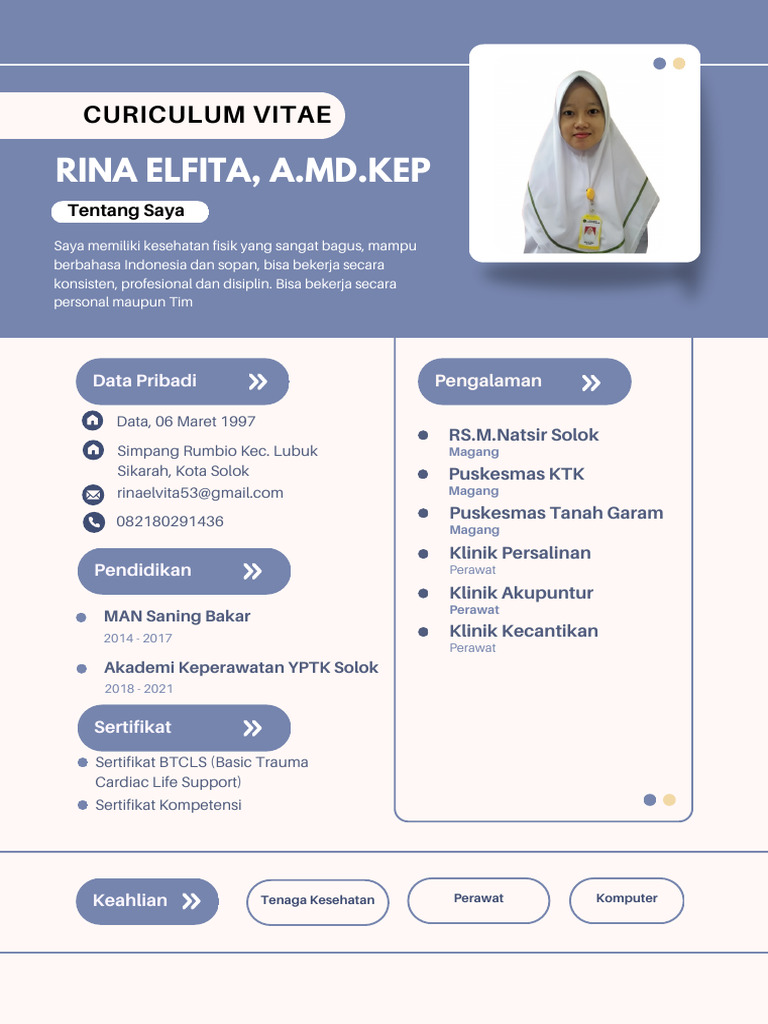 CV Rina Elvita - Merged | PDF