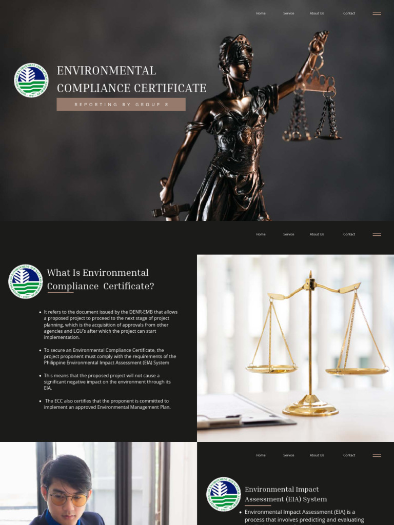 Environmental Compliance Certificate Overview | PDF | Environmental ...
