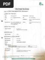 Discharge Card | PDF