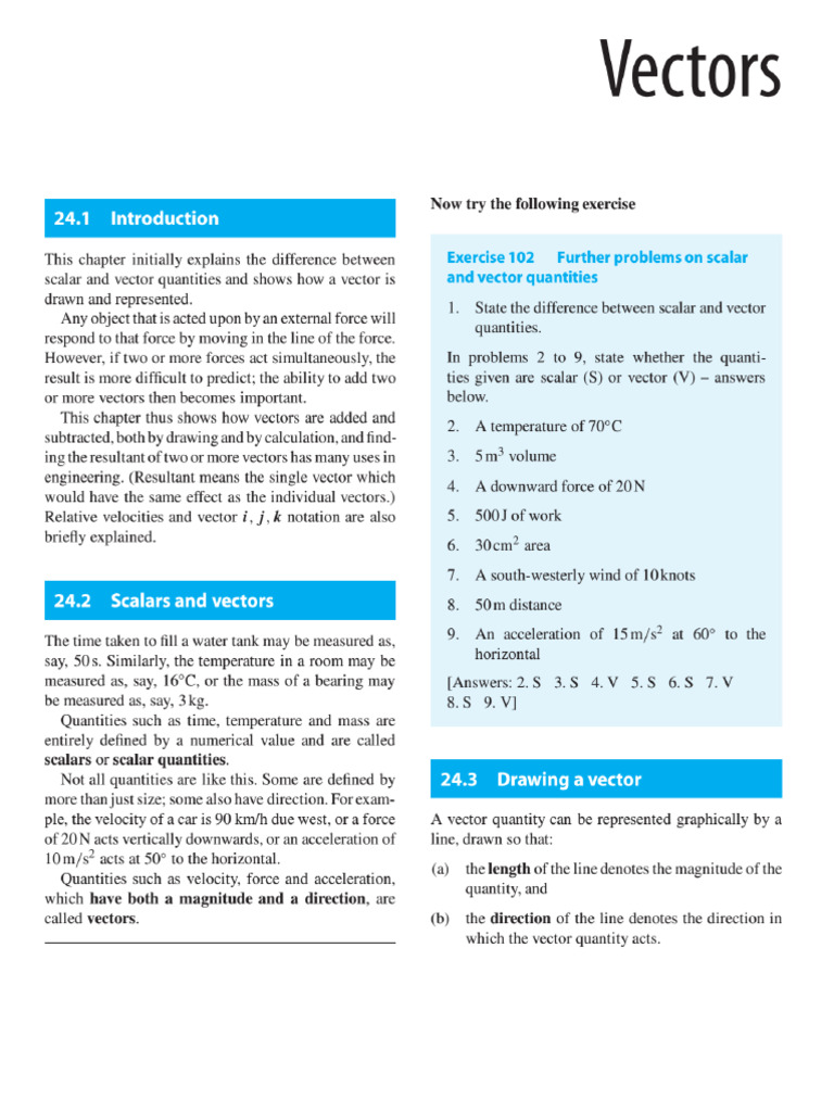 VECTORS | PDF