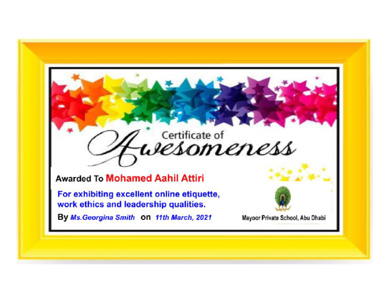 Mohamed Aahil 3 | PDF