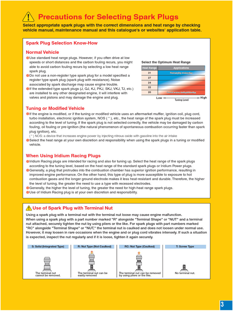 Spark Plug Selection Know-How | PDF | Engines | Ignition System