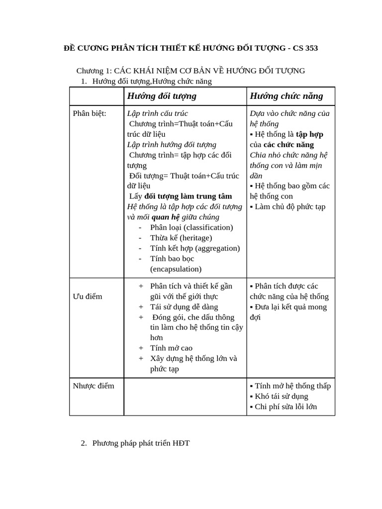 CS 353 - Pttk hướng đối tượng | PDF