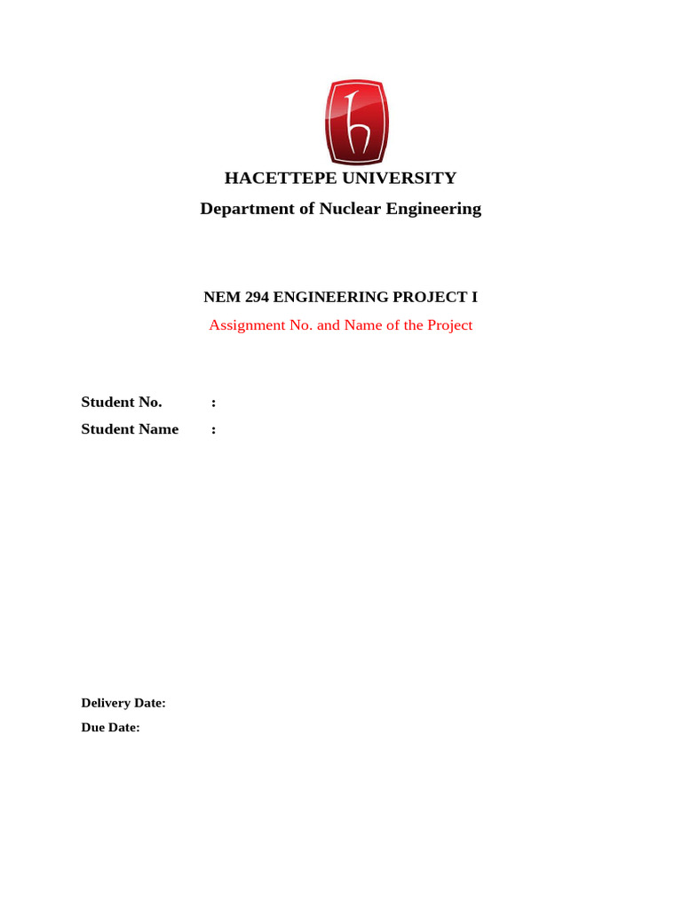 Cover Page Project Report | PDF