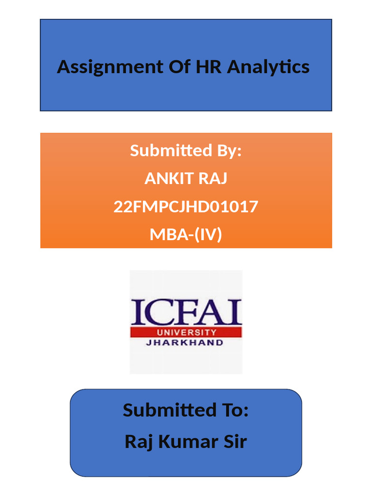 Assignment of HR Analytics | PDF | Analytics | Data